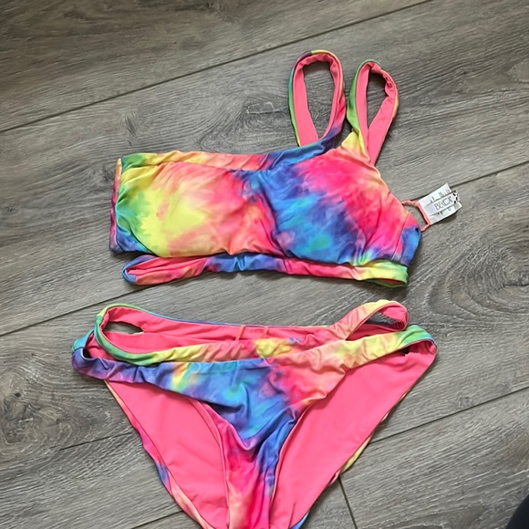 BECCA | Swim | Becca Tye Dye Reversible Bikini | Poshmark